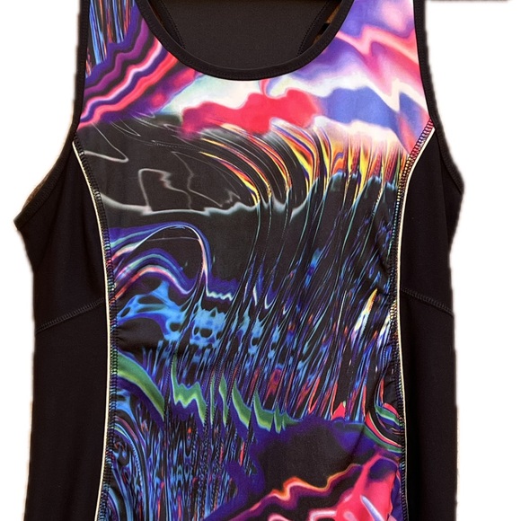 Gottex | Tops | Colorful Abstract Tank Top | Poshmark